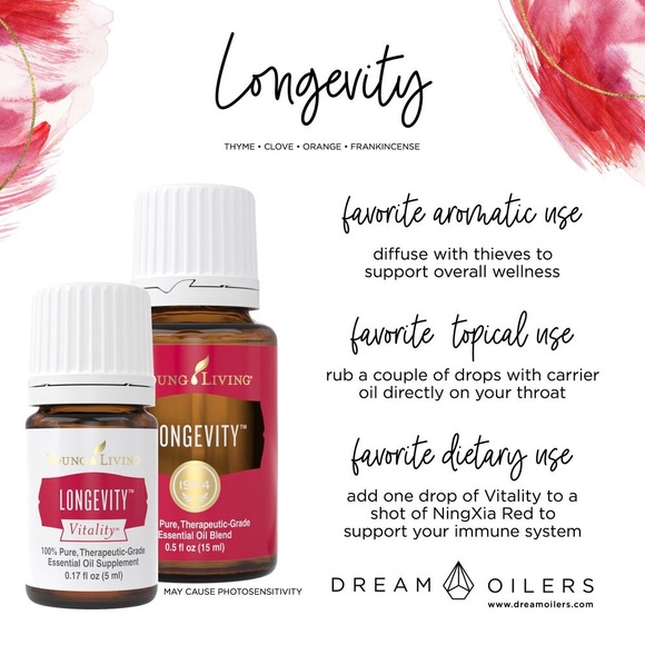 Young Living | Other | Young Living Longevity Essential Oil 5ml | Poshmark
